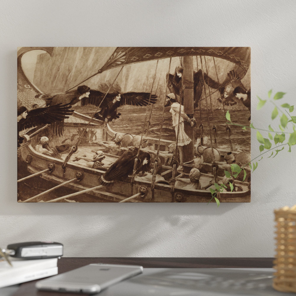 Vault W Artwork 'Ulysses and the Sirens' by John William Waterhouse Print on Canvas - Wayfair Canada